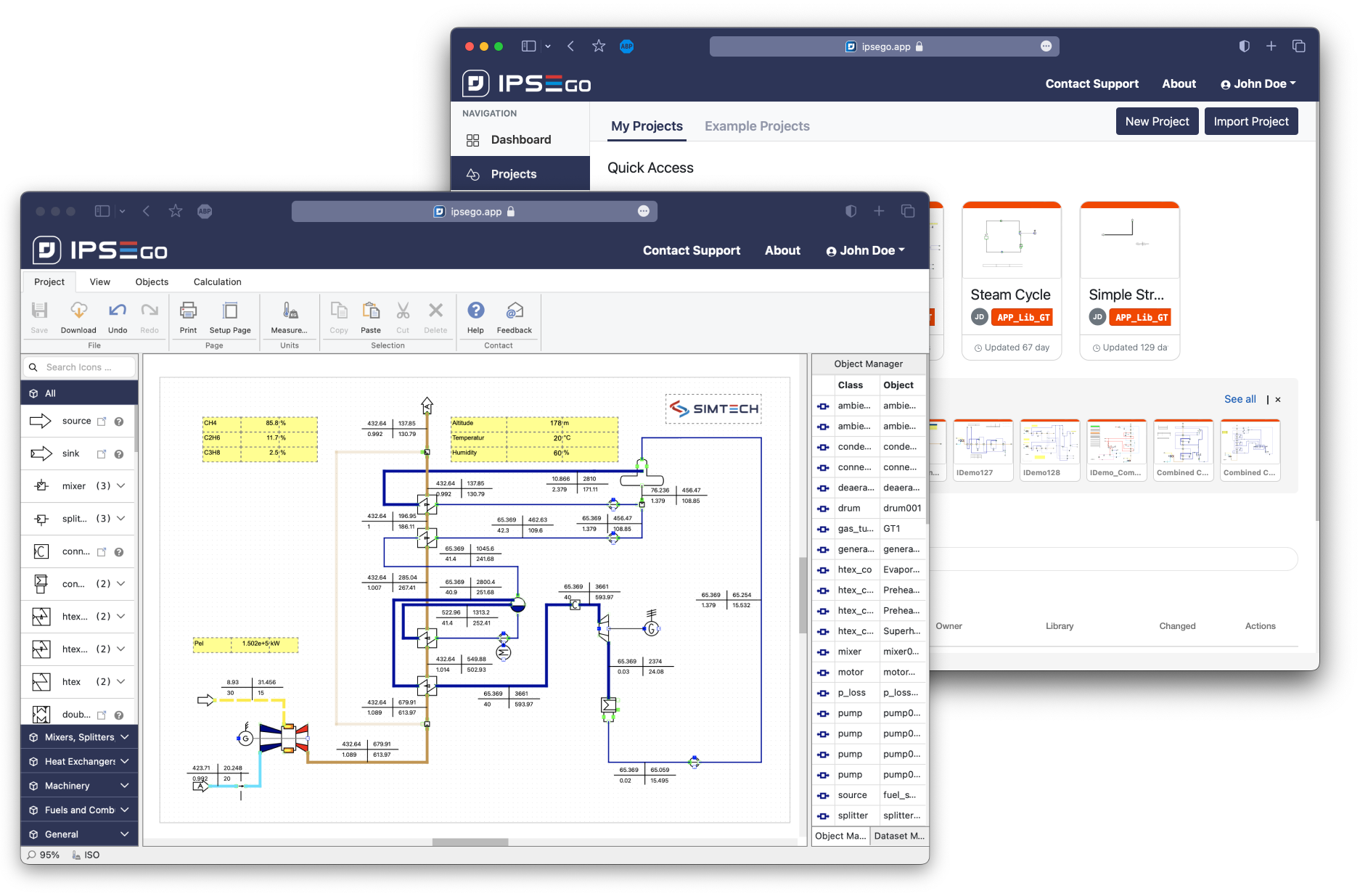 IPSE GO: Process Simulation in the Cloud